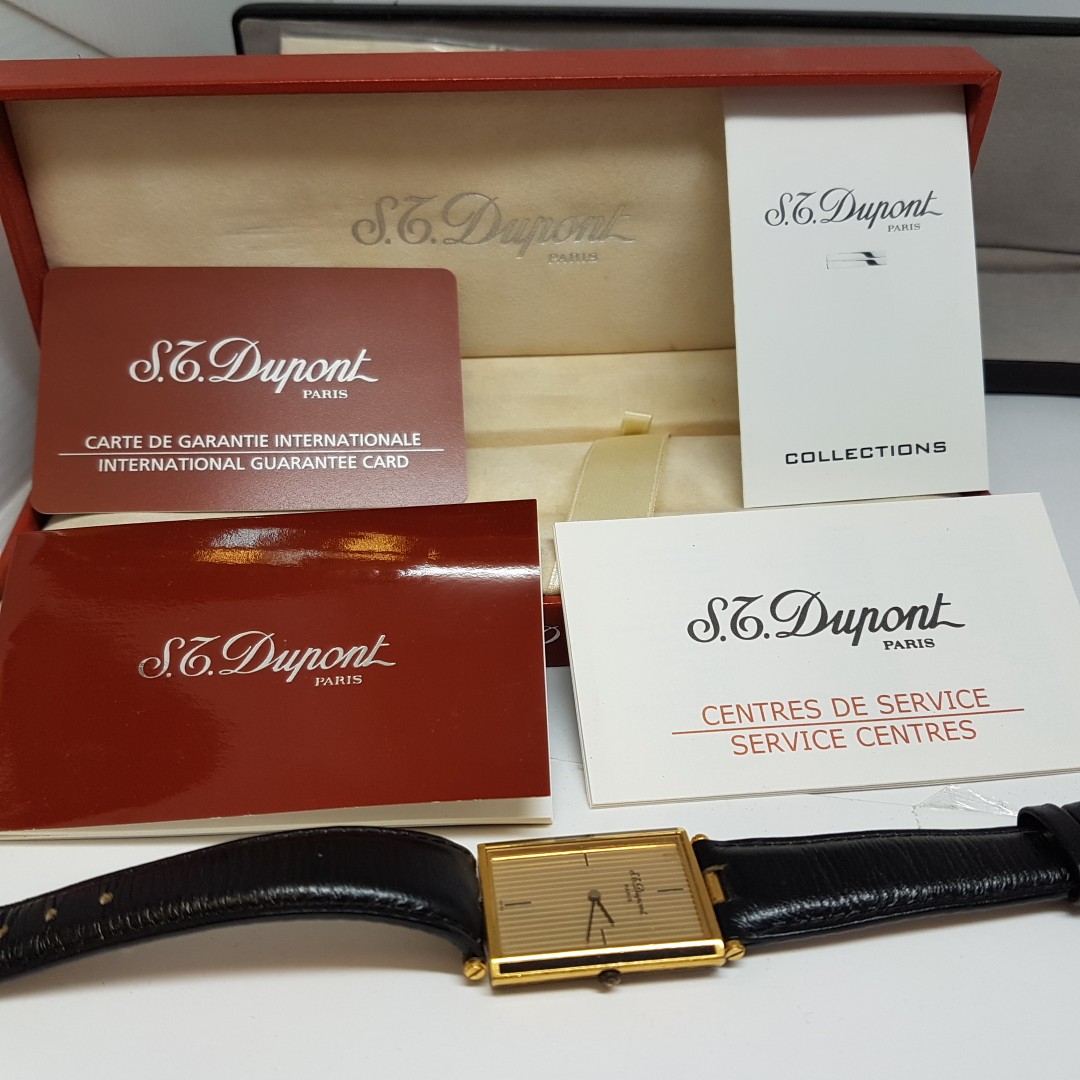 Signed S.T. Dupont Vintage Watch, Luxury, Watches on Carousell
