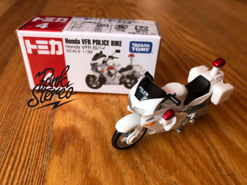 Takara Tomy Honda VFR Police Bike Scale 1:32, Hobbies & Toys, Toys & Games on Carousell