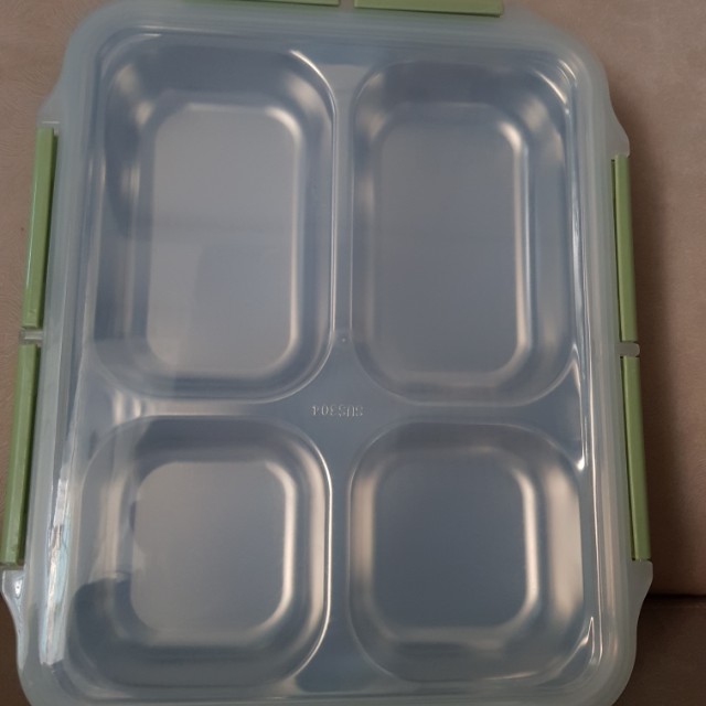 Tupperware Metal Bento - 4 compartments, TV & Home Appliances, Kitchen ...