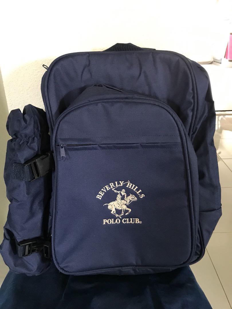 Beverly Hills Polo Club Backpack, Men's Fashion, Bags, Briefcases on ...