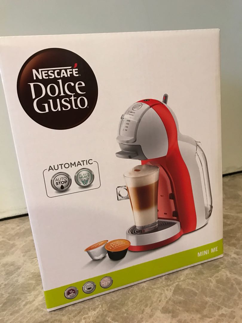[*BNIB] NESCAFE Dolce Gusto Mini Me Coffee Machine (Red/White), Home ...