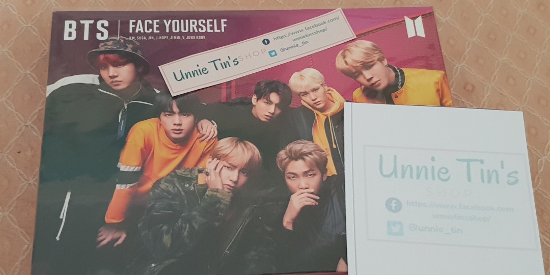 BTS Face Yourself Limited Ed B (CD+DVD)+32P pb + stickers, Hobbies ...