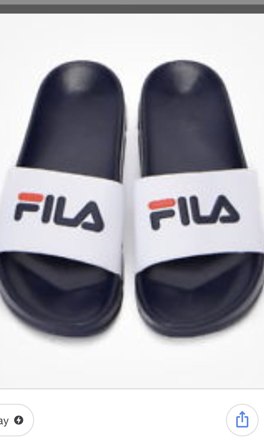 fila sliders, Women's Fashion, Footwear, Flipflops and Slides on Carousell