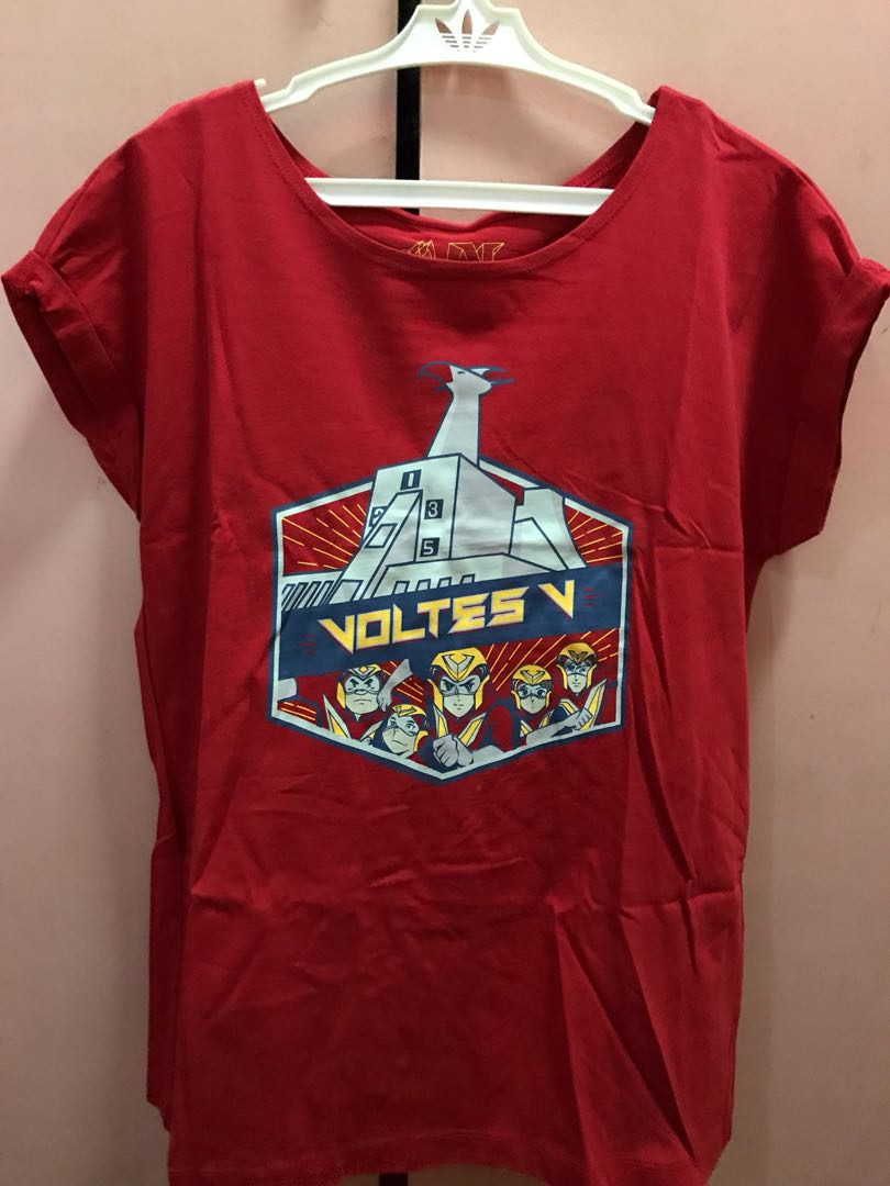 Giordano Voltes V Red Shirt (limited), Women's Fashion, Tops, Shirts on ...
