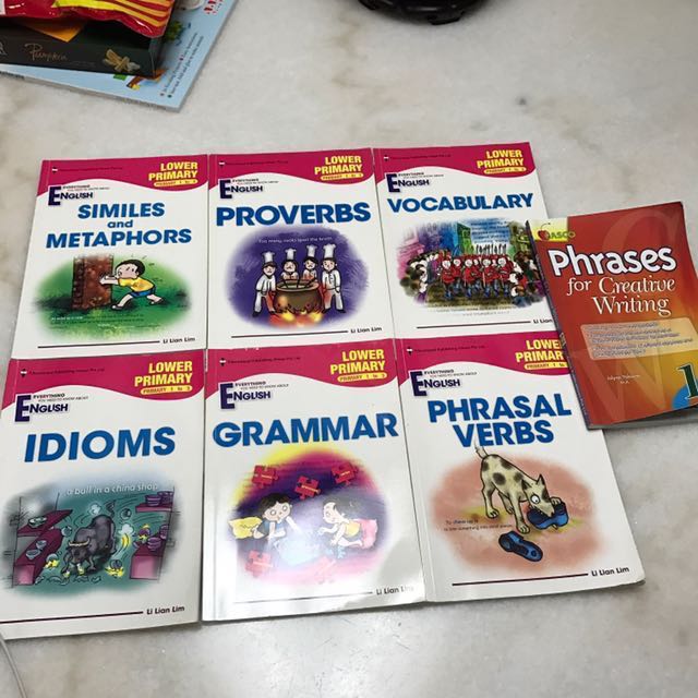 Idioms grammar phrasal verbs proverbs similes metaphors vocabulary ...