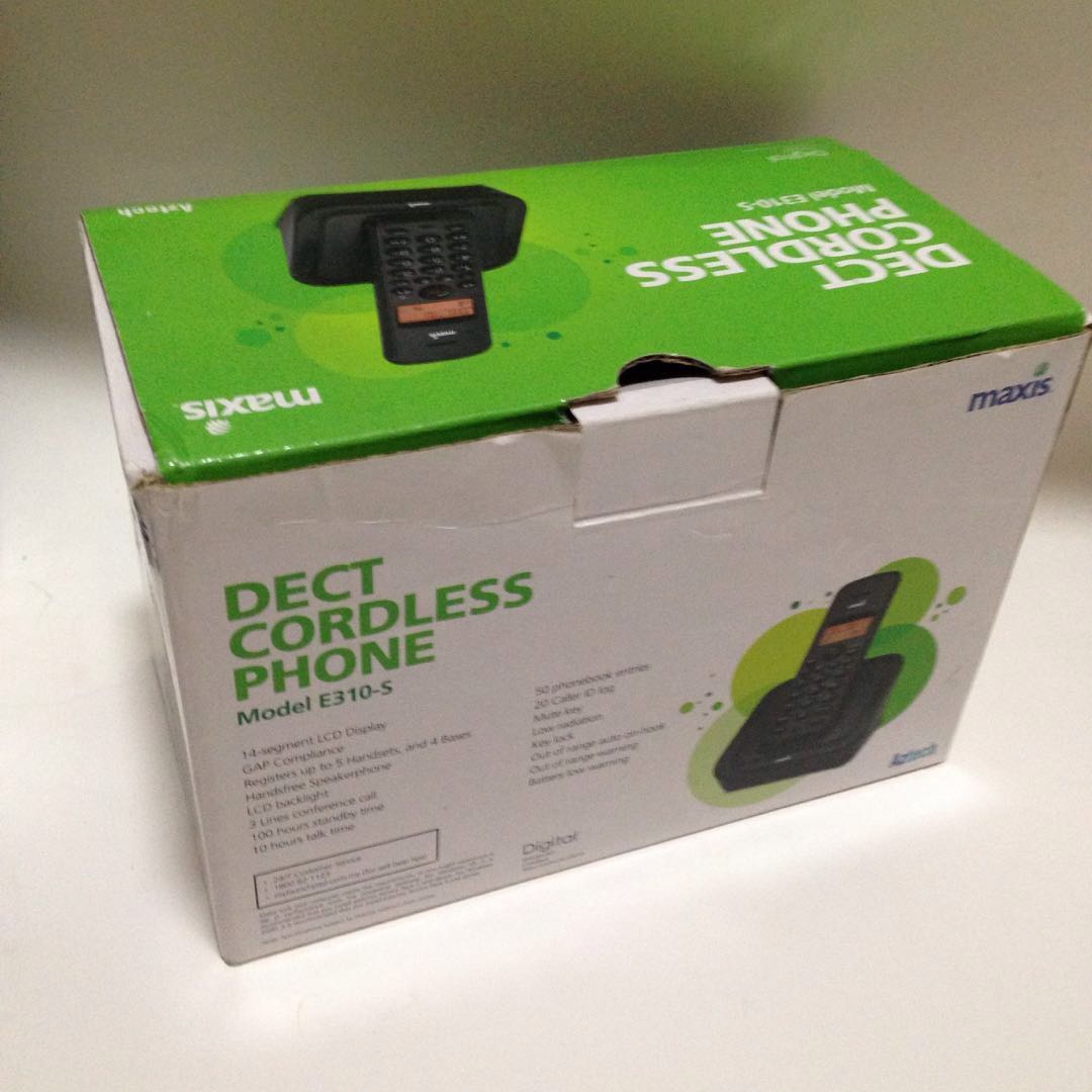 Maxis dect cordless phone E310-S, Audio, Portable Audio Accessories on ...