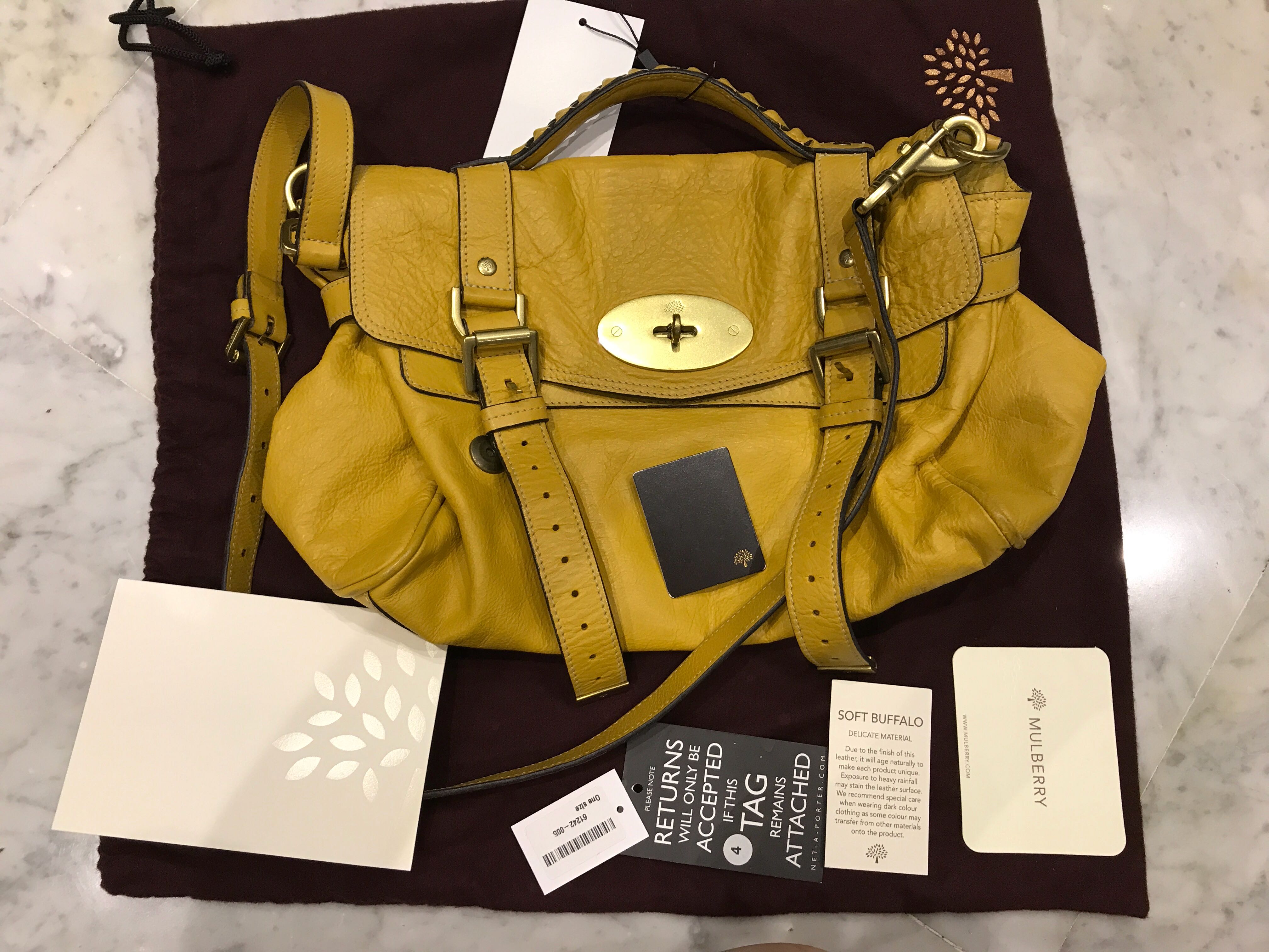 Mulberry Small Alexa (rare colour), Luxury, Bags & Wallets on Carousell