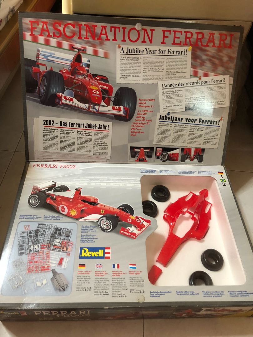 New Revell 1:12 Ferrari F2002 model kit, Hobbies & Toys, Toys & Games ...
