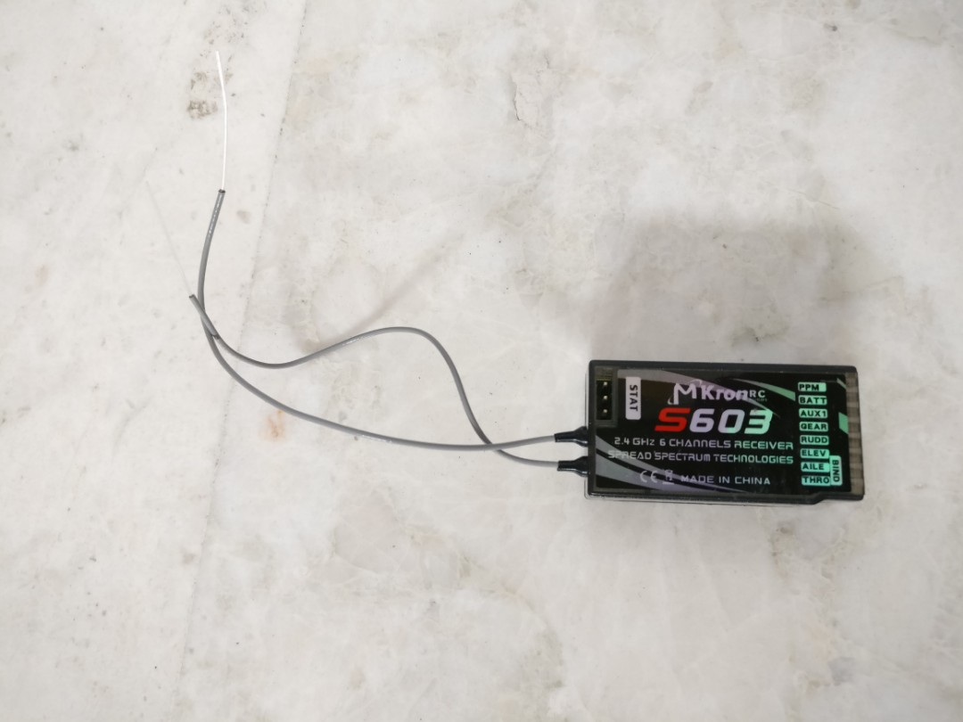 Orange RC Transmitter / MKron RC Transmitter I6S Grey with S603 ...