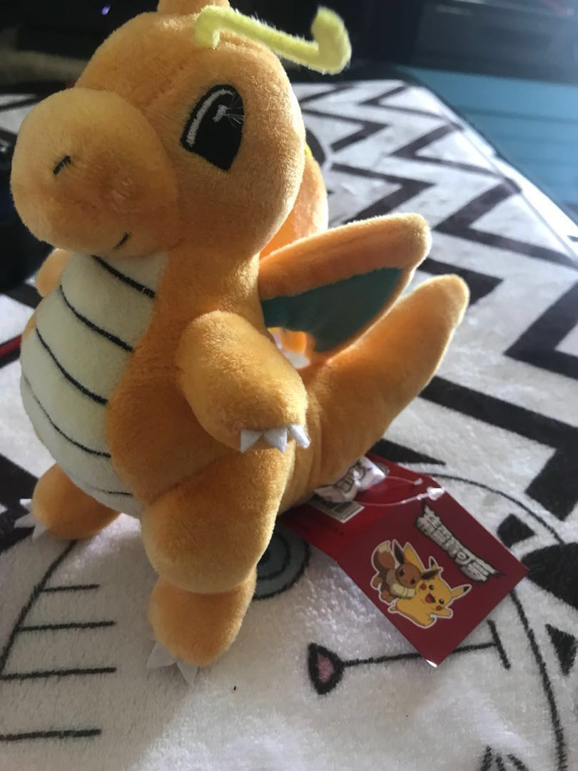 Pokemon Dragonite Plush Toy, Hobbies & Toys, Toys & Games on Carousell