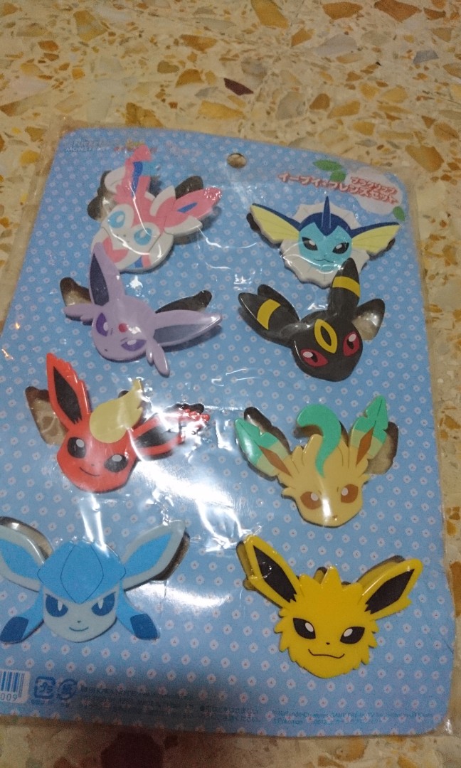 Pokemon Eevee Evolution paper clips, Hobbies & Toys, Stationery & Craft ...