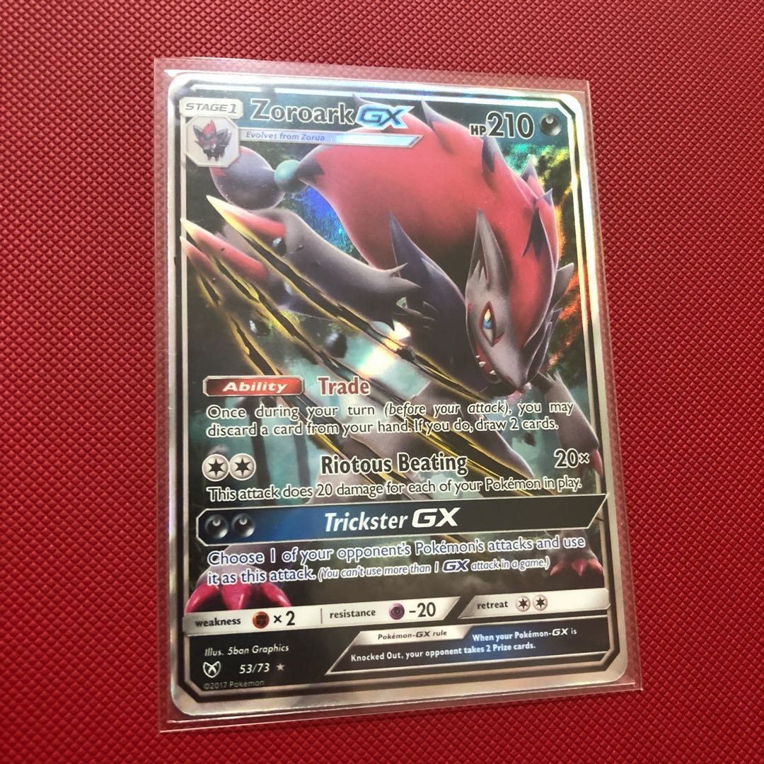 pokemon zoroark gx, Hobbies & Toys, Toys & Games on Carousell