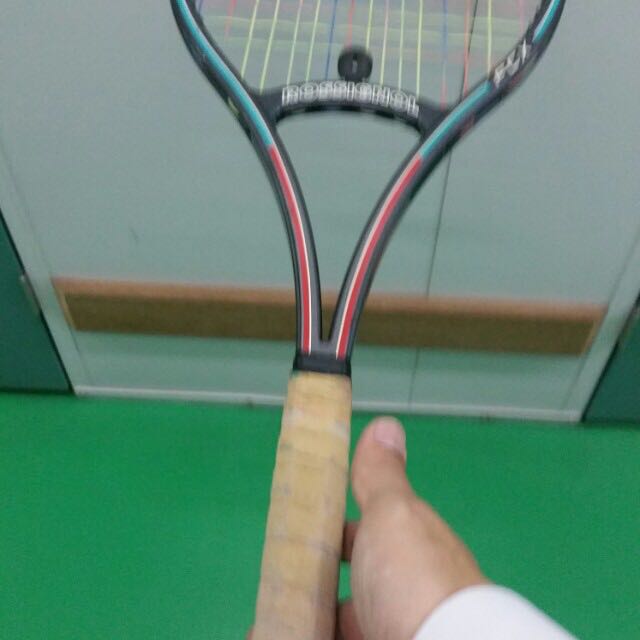 ROSSIGNOL FCX Carbon Glass tennis racket, Sports, Sports & Games ...