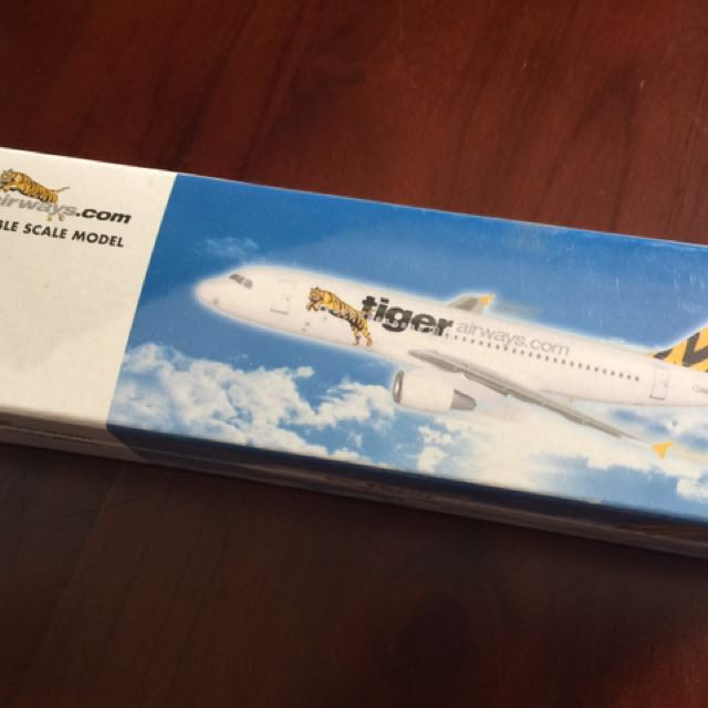 Tiger Airplane Model A320, Hobbies & Toys, Toys & Games on Carousell