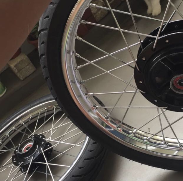 Union cycle 18" Rims, Motorcycles, Motorcycle Accessories on Carousell