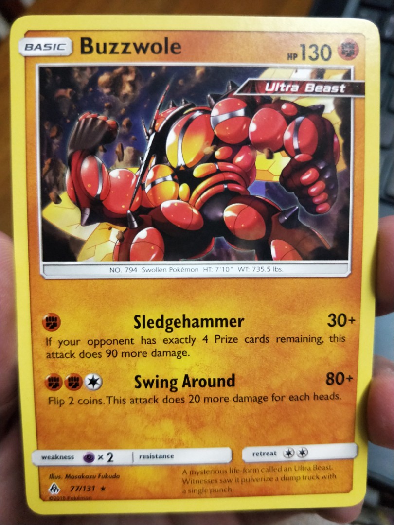 Buzzwole Rare, Hobbies & Toys, Toys & Games on Carousell