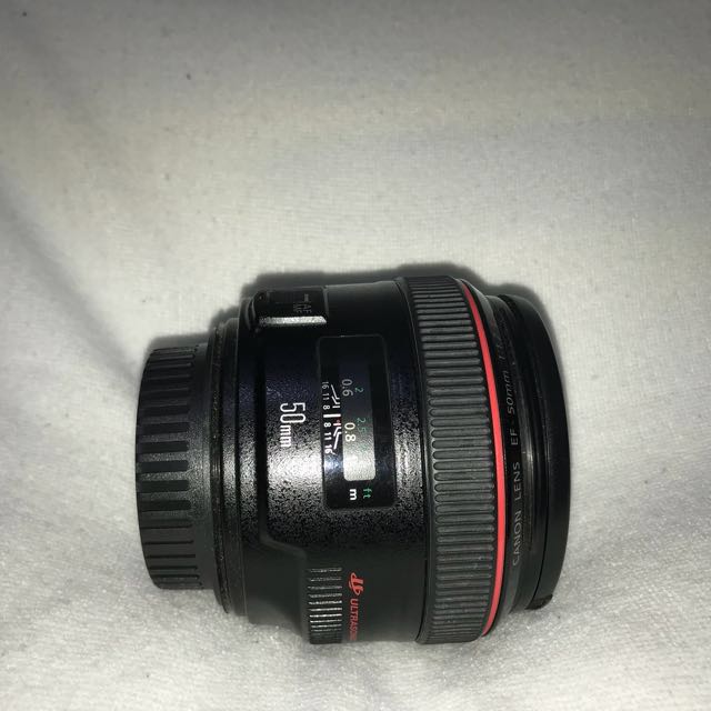 Canon prime lens 50mm f1.2, Photography, Lens & Kits on Carousell