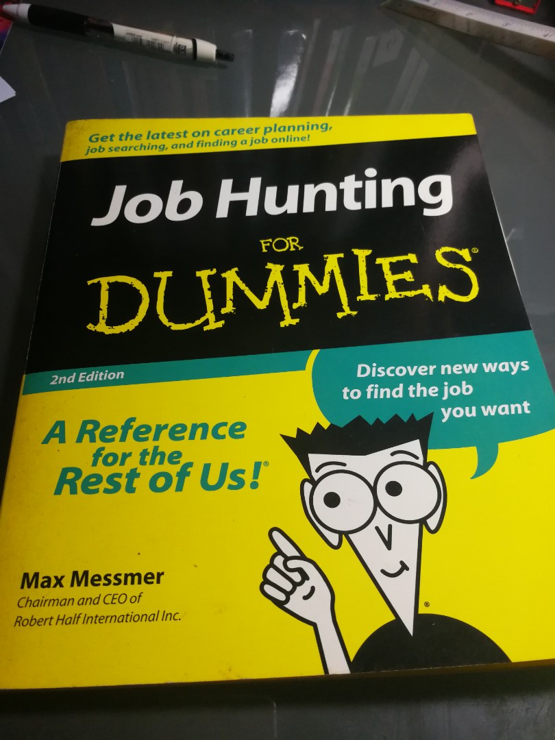 Job hunting for dummies, Hobbies & Toys, Books & Magazines, Fiction ...