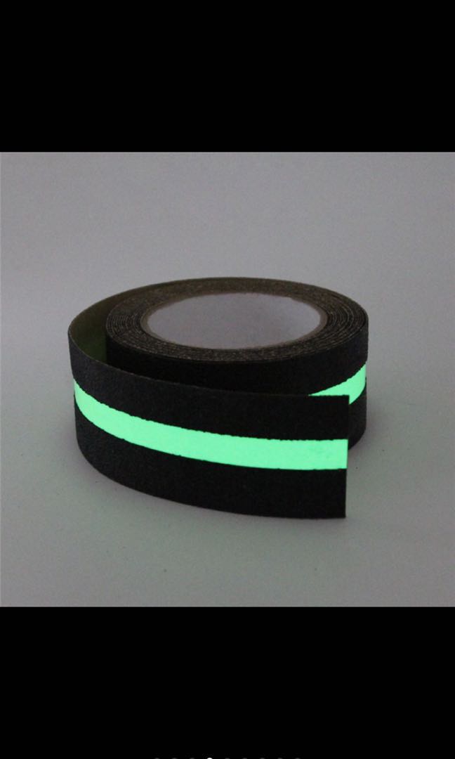Luminous anti slip adhesive tape glowing strip stair step floor tape ...