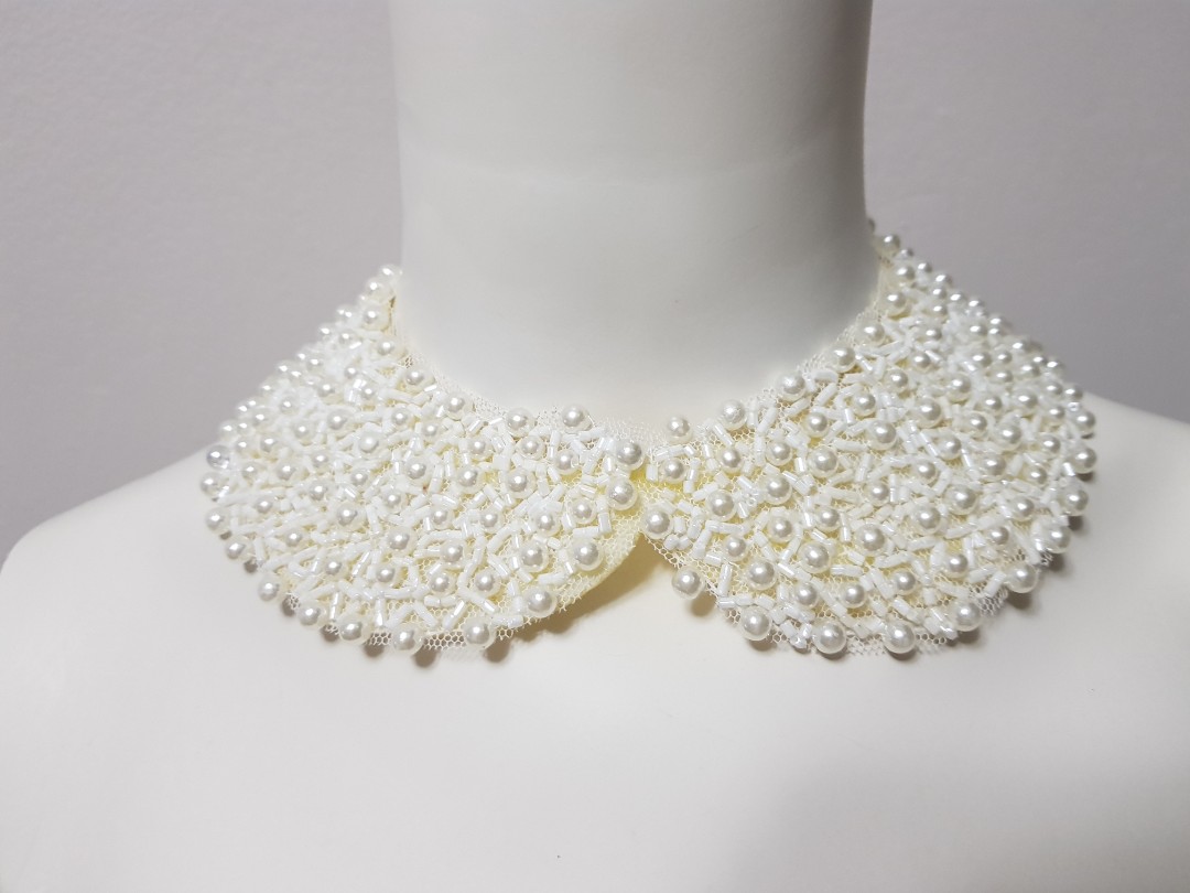 Pearl Detachable collar, Women's Fashion, Watches & Accessories, Other ...