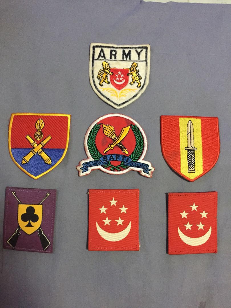 SAF vintage and old school badges Iron On Patches $1 each, Men's ...