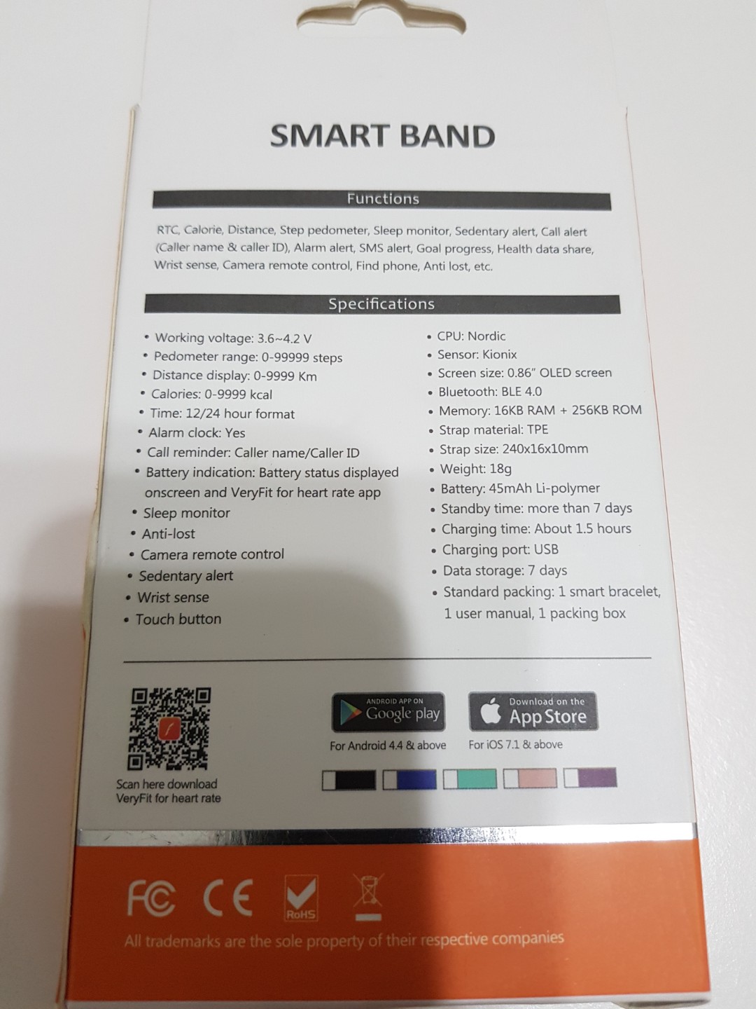 Smart Band Health Tracker, Mobile Phones & Gadgets, Wearables & Smart ...