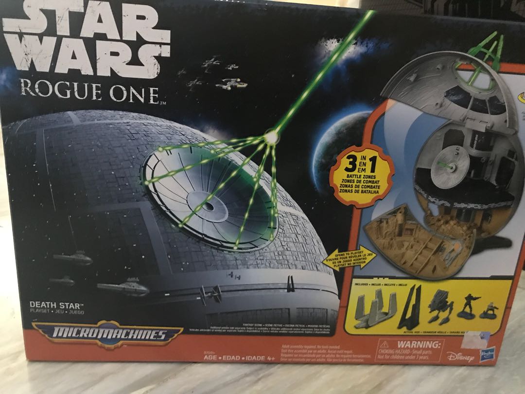Star Wars Death Star Playset (Micromachines), Hobbies & Toys, Toys ...