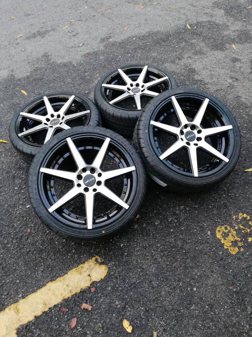 Vossen inforged 17 inch sports rim alza tayar baru. *Rim ini telah ...