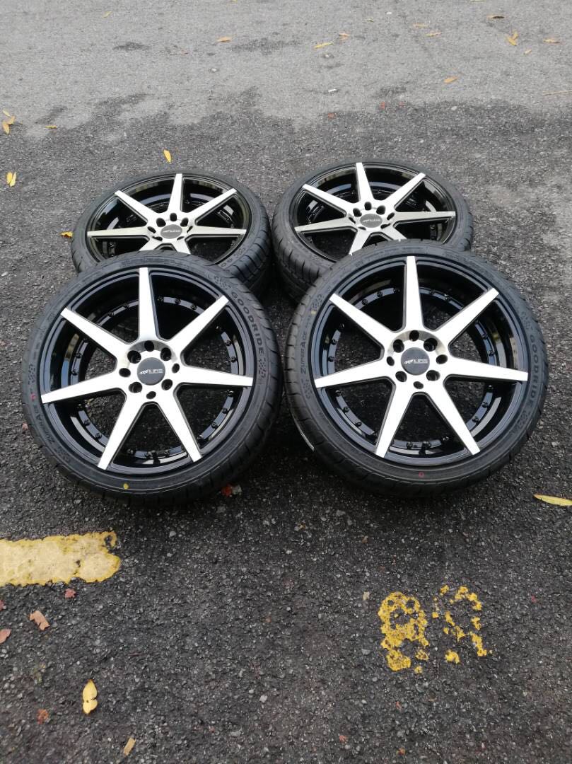 Vossen inforged 17 inch sports rim alza tayar baru. *Rim ini telah ...