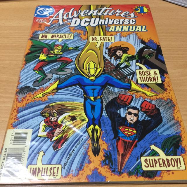 Adventures In The DC Universe Annual 1997 (DC comics), Hobbies & Toys ...