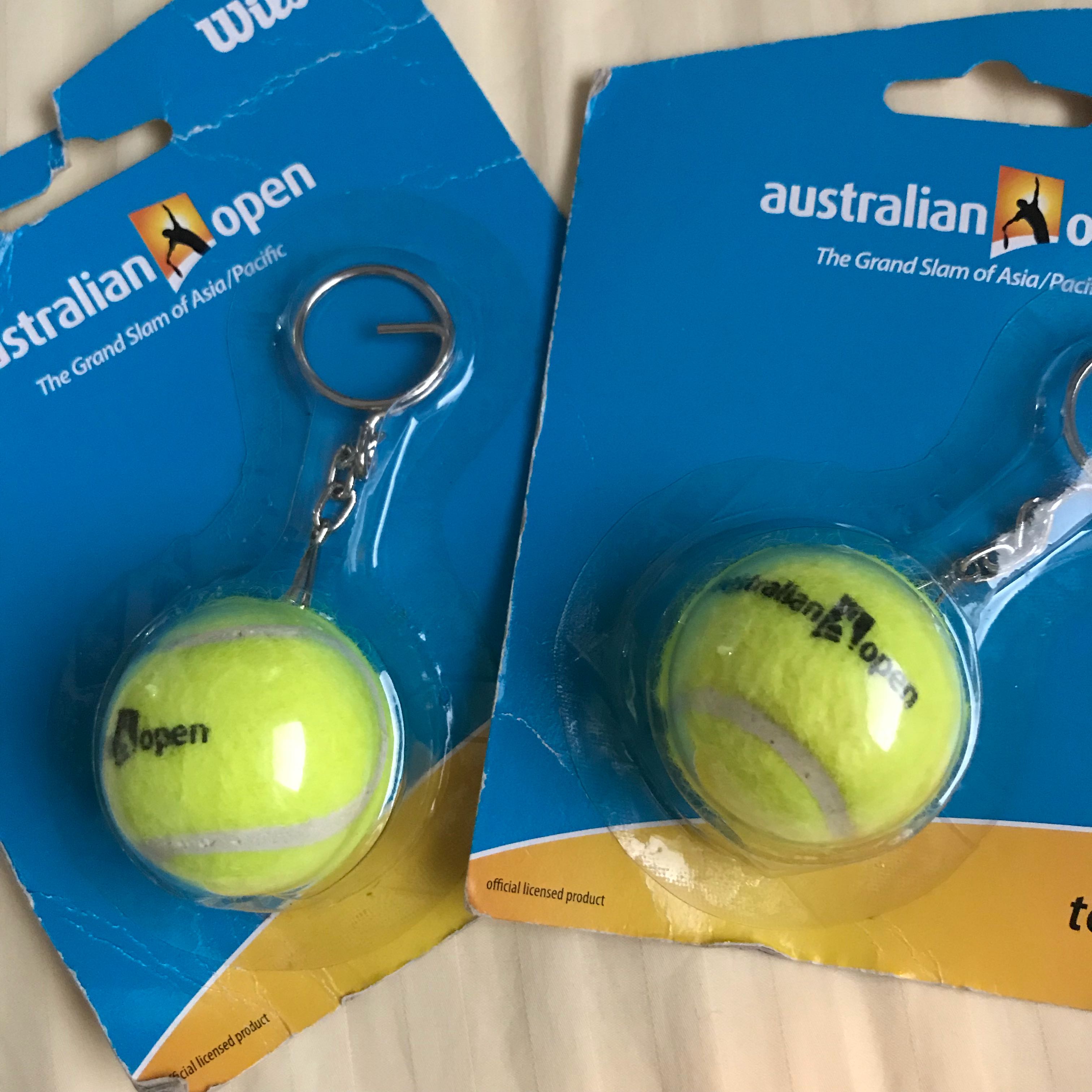 Australian open AO mini tennis ball souvenir keychain , Sports ...