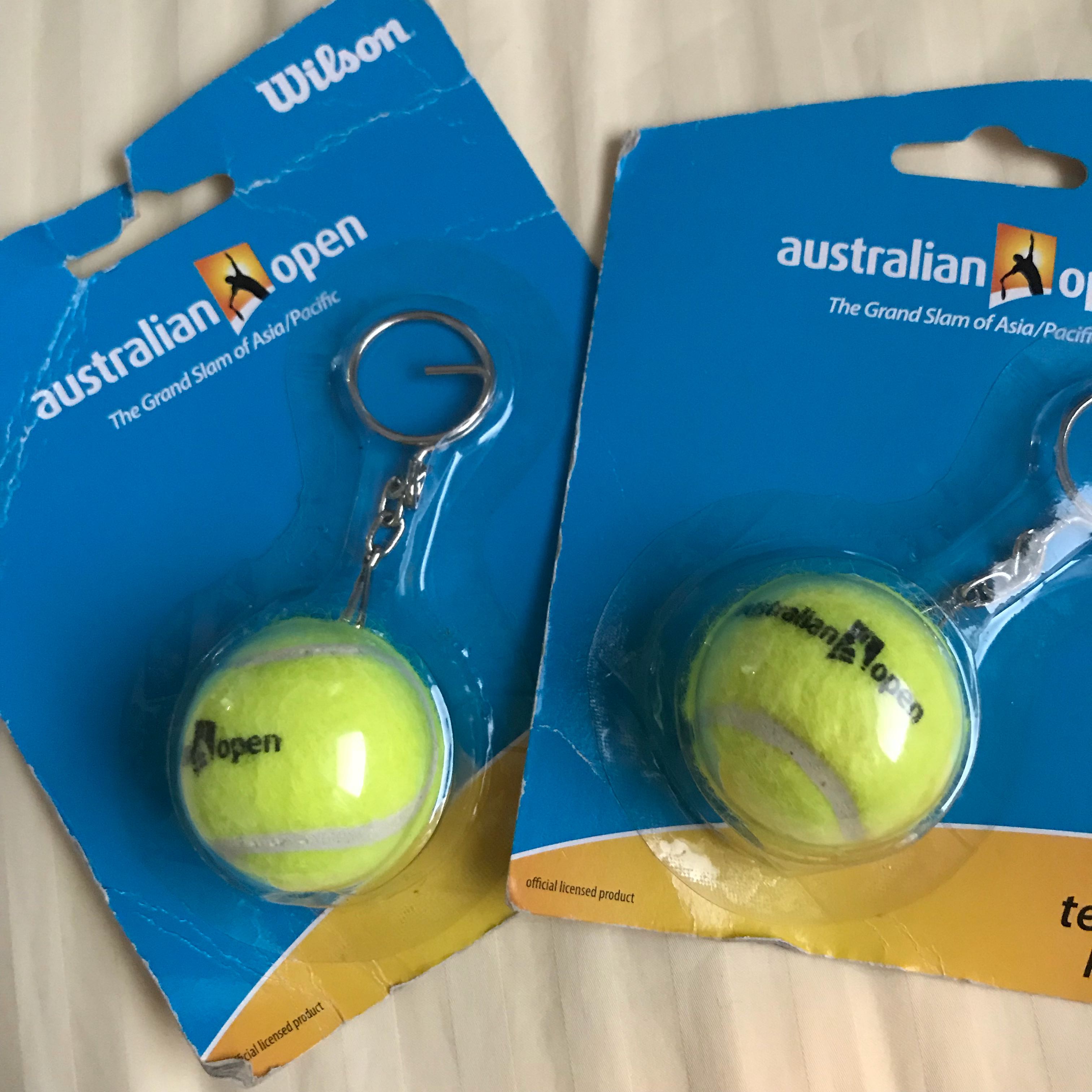 Australian open AO mini tennis ball souvenir keychain , Sports ...