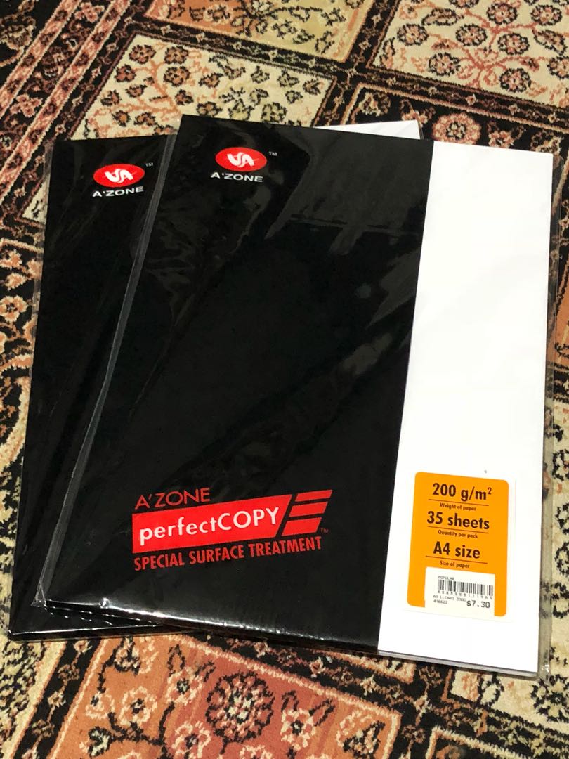 Azone A4 Paper, Hobbies & Toys, Stationery & Craft, Stationery & School ...