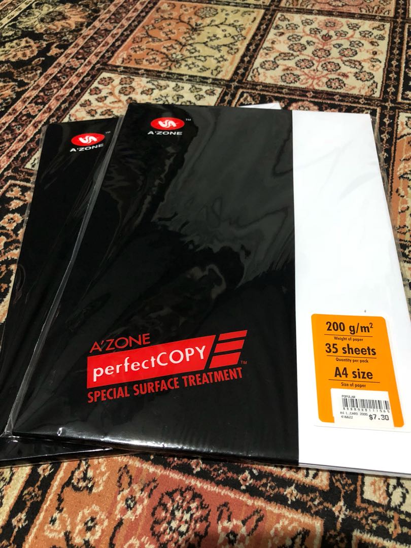 Azone A4 Paper, Hobbies & Toys, Stationery & Craft, Stationery & School ...