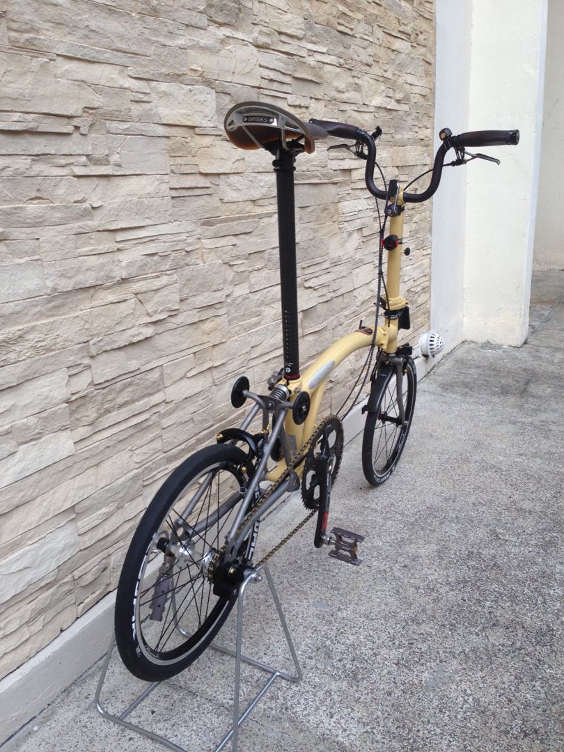 Brompton titanium bike for sale (fully modified except frame), Sports ...