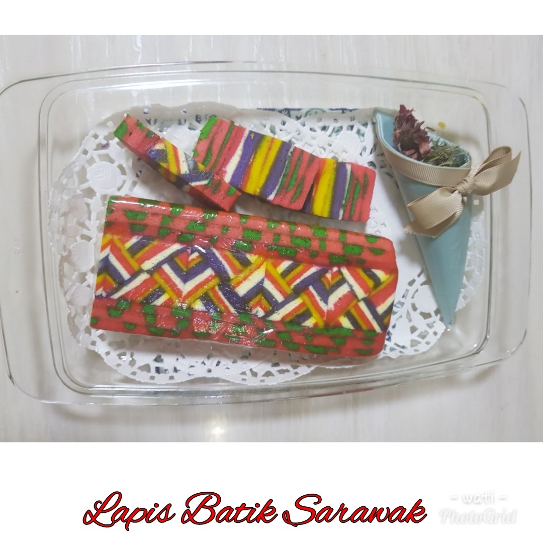 Cake Lapis Batik Sarawak, Food & Drinks, Homemade Bakes on Carousell