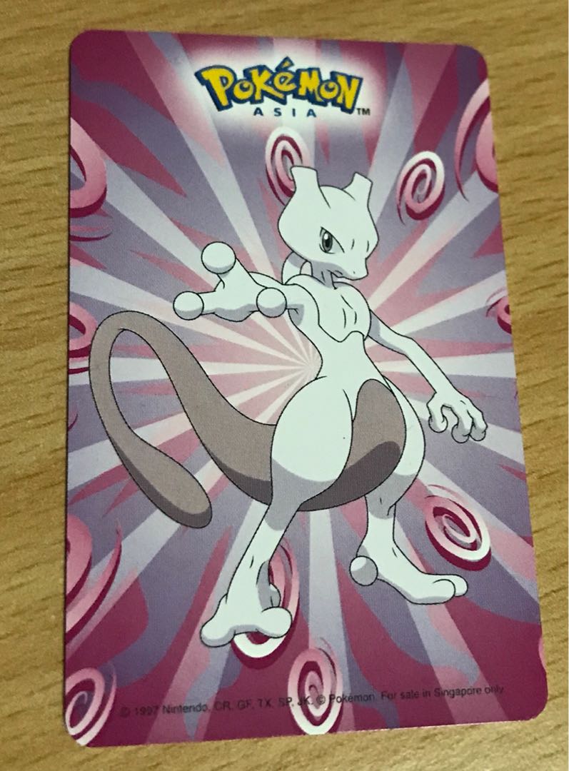 Limited edition Mewtwo EZ-Link card, Everything Else on Carousell
