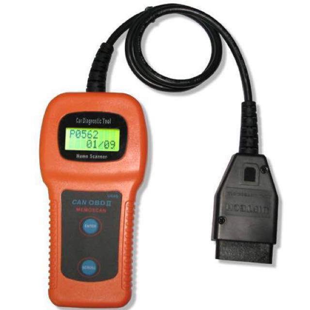 MemoScan U480 CAN OBD2 Diagnostic Scan Tool, Car Accessories on Carousell