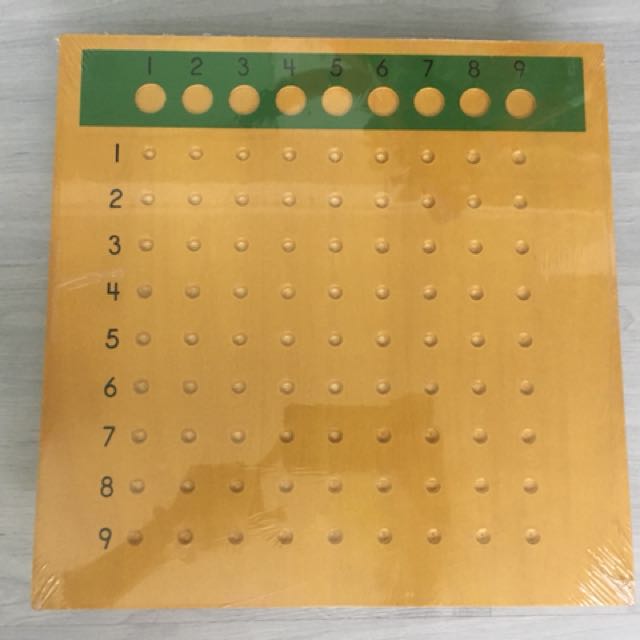 Montessori multiplication and Division Board 1set of two board, Hobbies ...