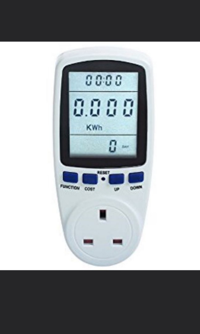 New Power Meter Energy Monitor Esocket Plug-in KWH Watt Electricity ...
