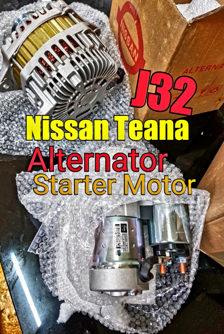 Nissan Teana J32 (alternator and starter motor), Car Accessories ...