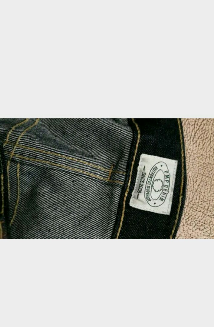 Pmp denim thaistick jeans, Fesyen Pria, Pakaian di Carousell