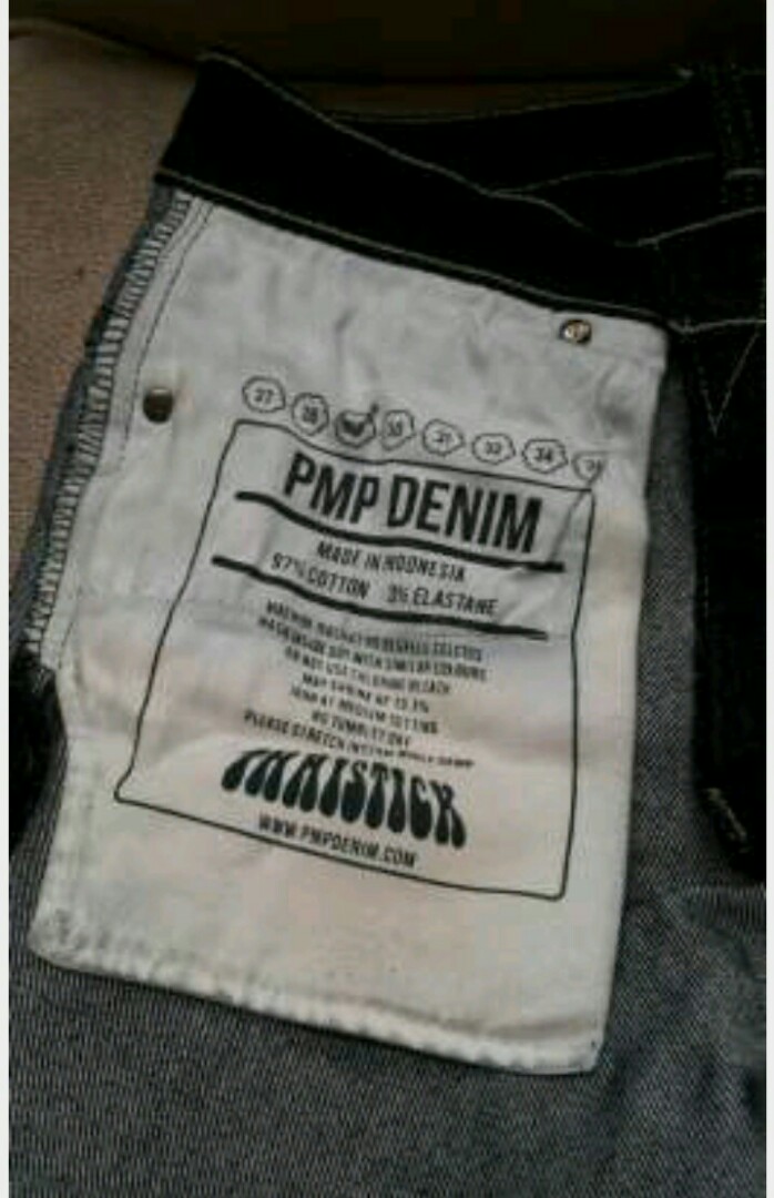 Pmp denim thaistick jeans, Fesyen Pria, Pakaian di Carousell