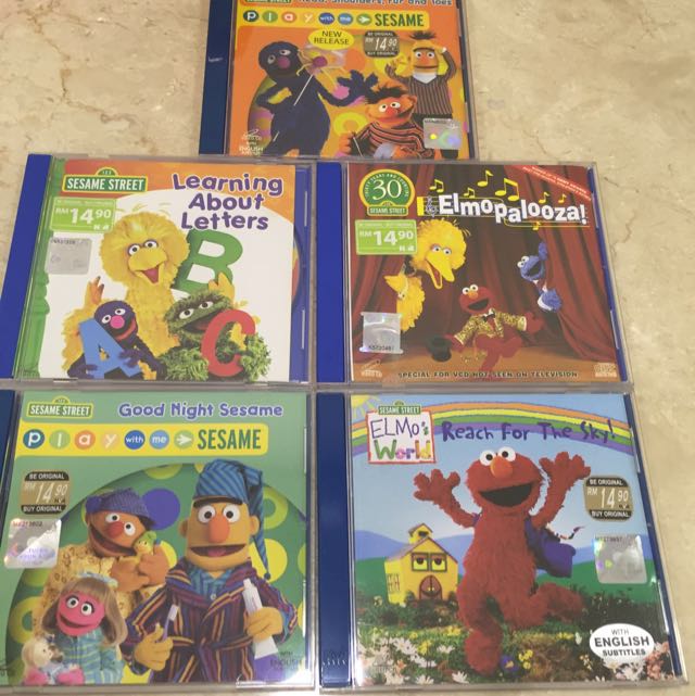 Sesame Street DVDs, Hobbies & Toys, Music & Media, CDs & DVDs on Carousell