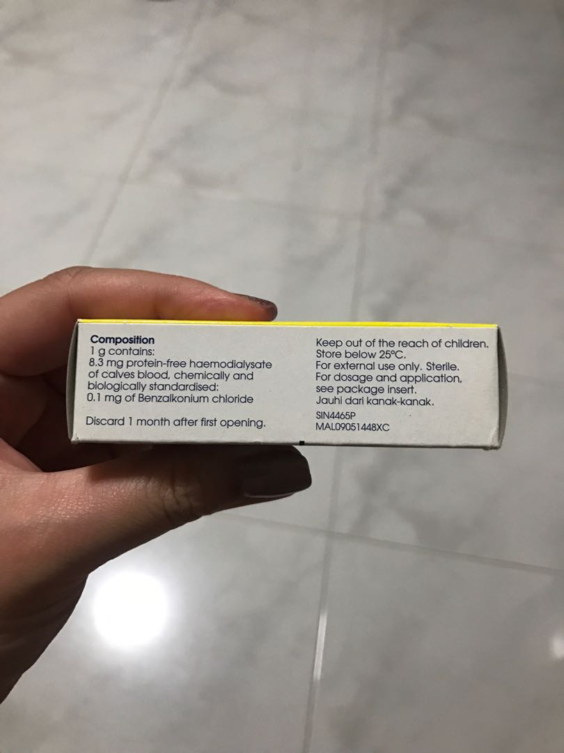 Solcoseryl Eye Gel, Beauty & Personal Care, Foot Care on Carousell