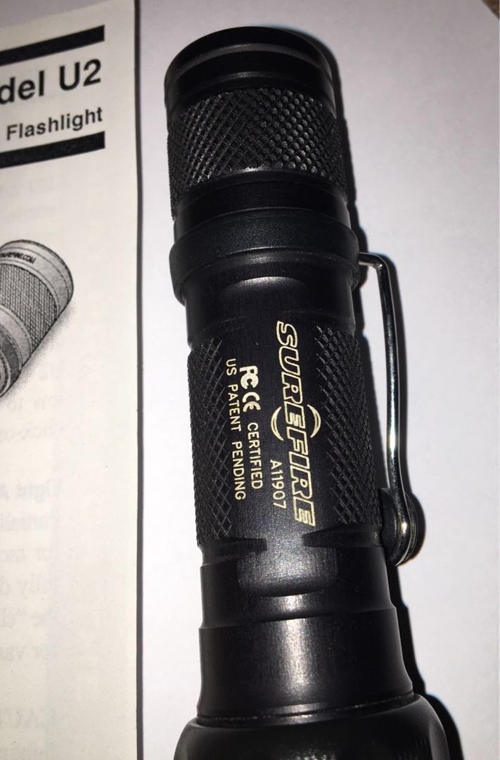 Surefire Porcupine U2 TACTICAL flashlight, Sports Equipment, Hiking & Camping on Carousell
