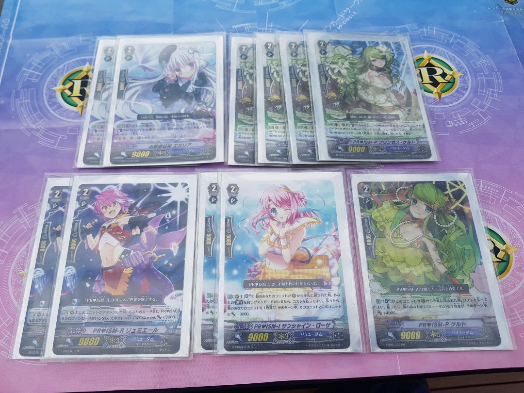 WTS Cardfight Vanguard Bermuda Triangle Prism Full Deck, Hobbies & Toys, Toys & Games on Carousell