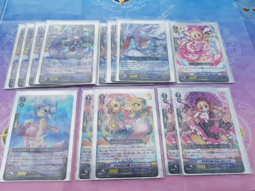 WTS Cardfight Vanguard Bermuda Triangle Prism Full Deck, Hobbies & Toys, Toys & Games on Carousell