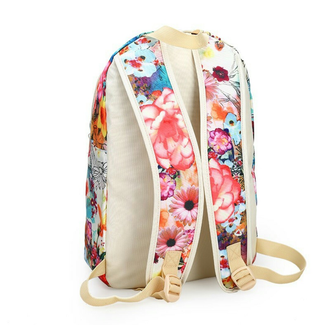 Adidas floral backpack, Women's Fashion, Bags & Wallets, Backpacks on ...