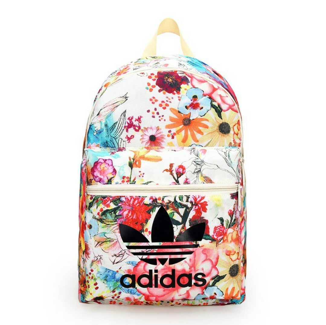 Adidas floral backpack, Women's Fashion, Bags & Wallets, Backpacks on ...